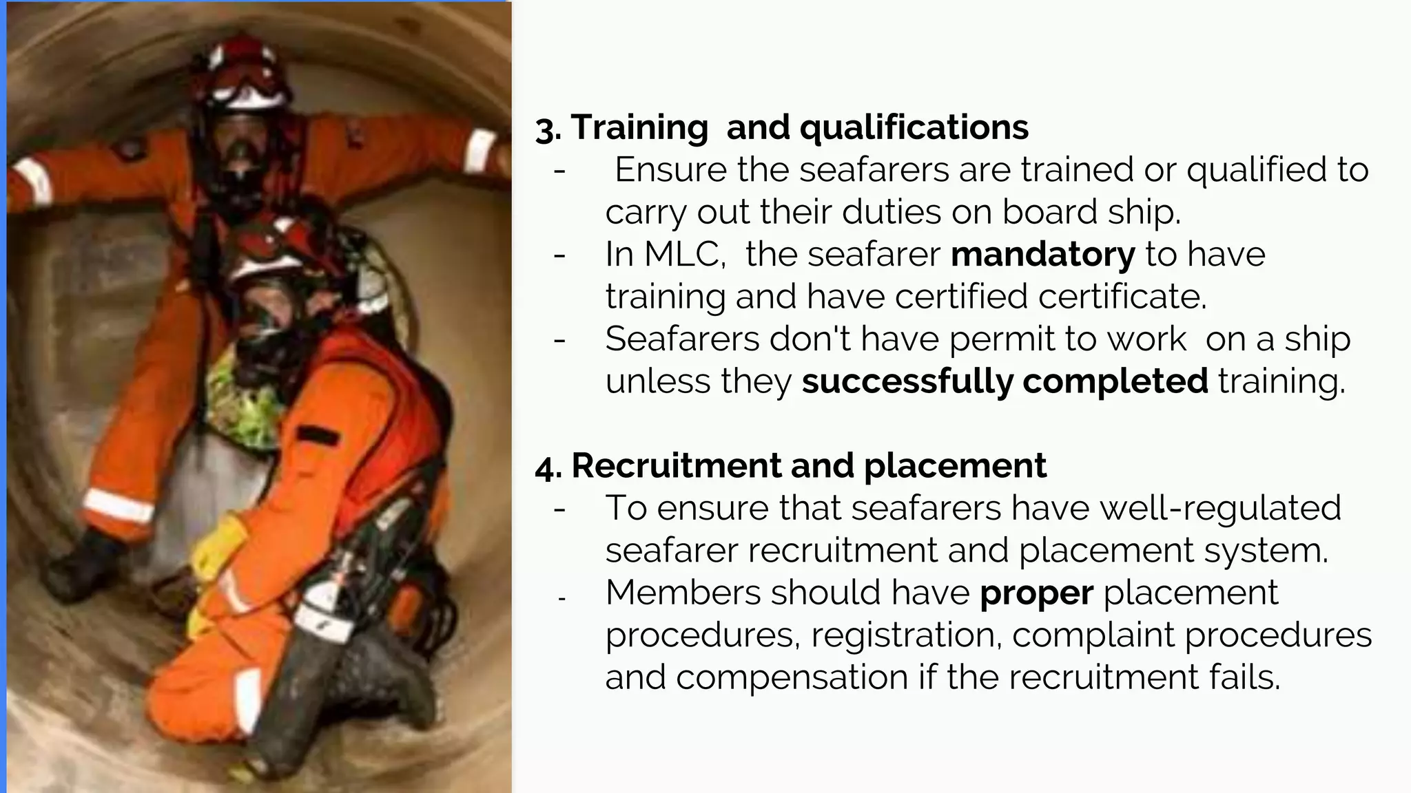 Seafarer right under ilo convention | PPTX