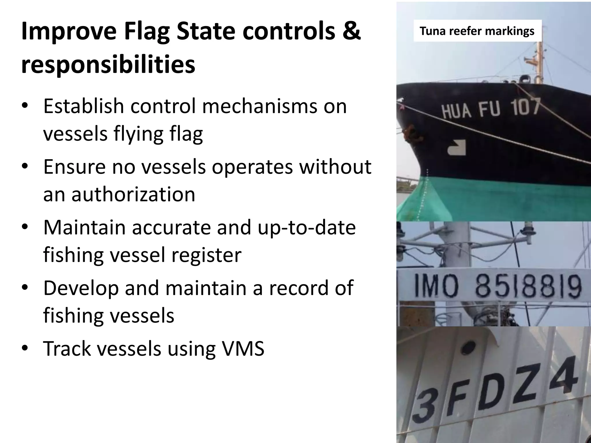 Case examples of IUU fishing in the Asian region – links to Port State ...