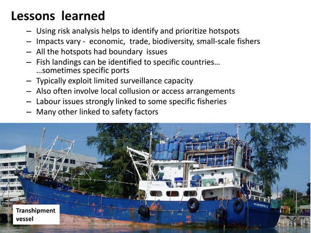 Case examples of IUU fishing in the Asian region – links to Port State ...