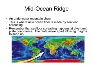 Seafloor features | PPT