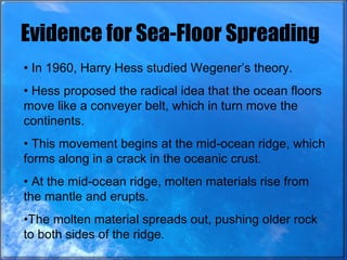 Sea floor spreading | PPT