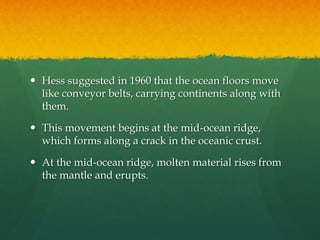 Sea floor spreading powerpoint | PPTX