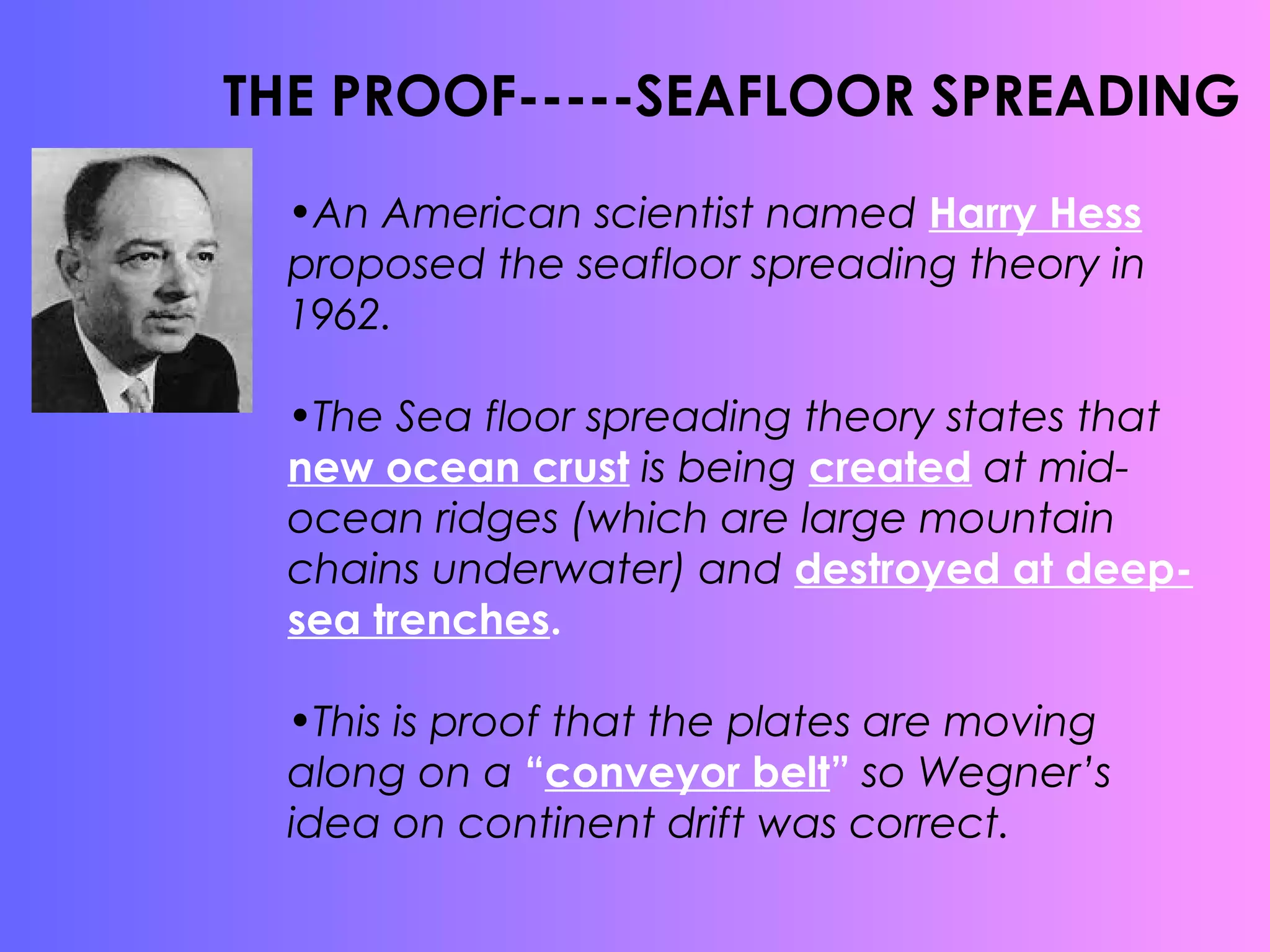 Sea floor spreading | PPT