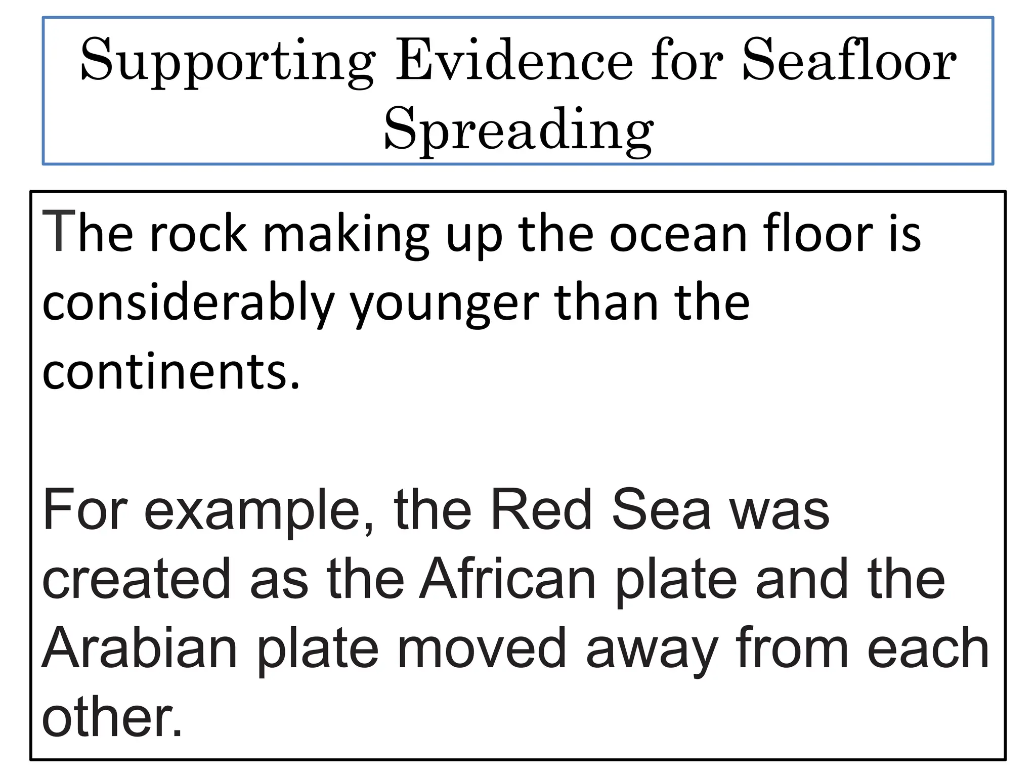 Seafloor spreading split and separate.pptx