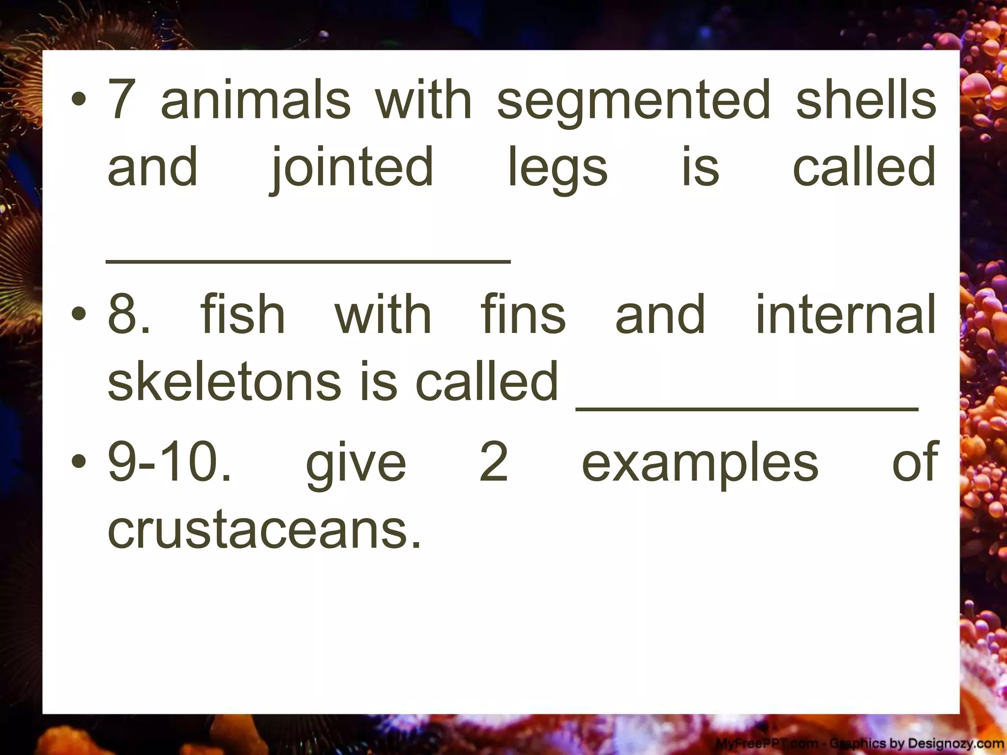 Seafood lesson for g10 | PPTX
