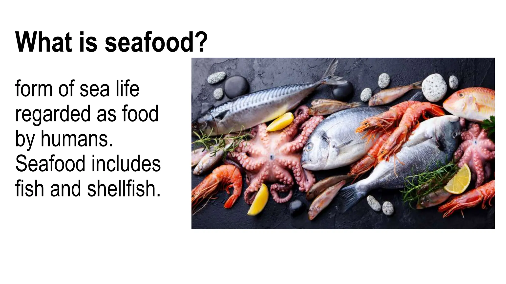 all about seafood and other related topics in TLE | PPTX