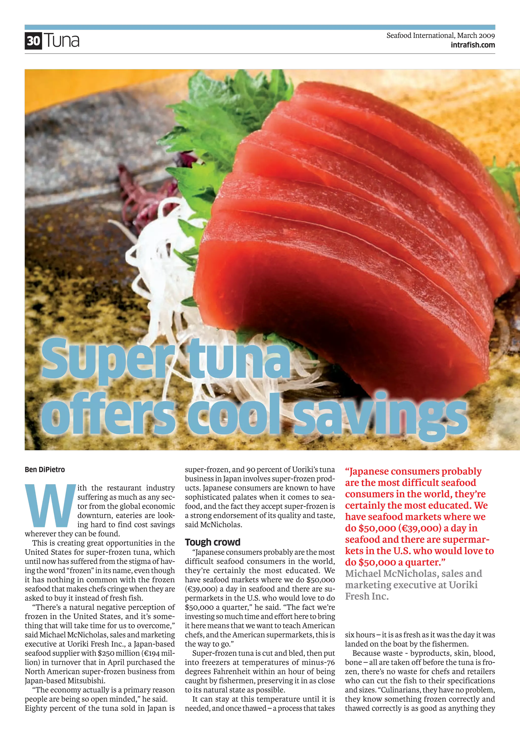 Seafood Intl Mar09 | PDF | Food & Drink