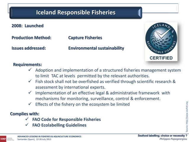 Seafood labelling; choice or necessity | PPT