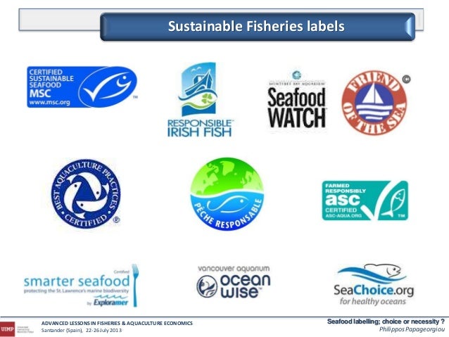 Seafood labelling; choice or necessity