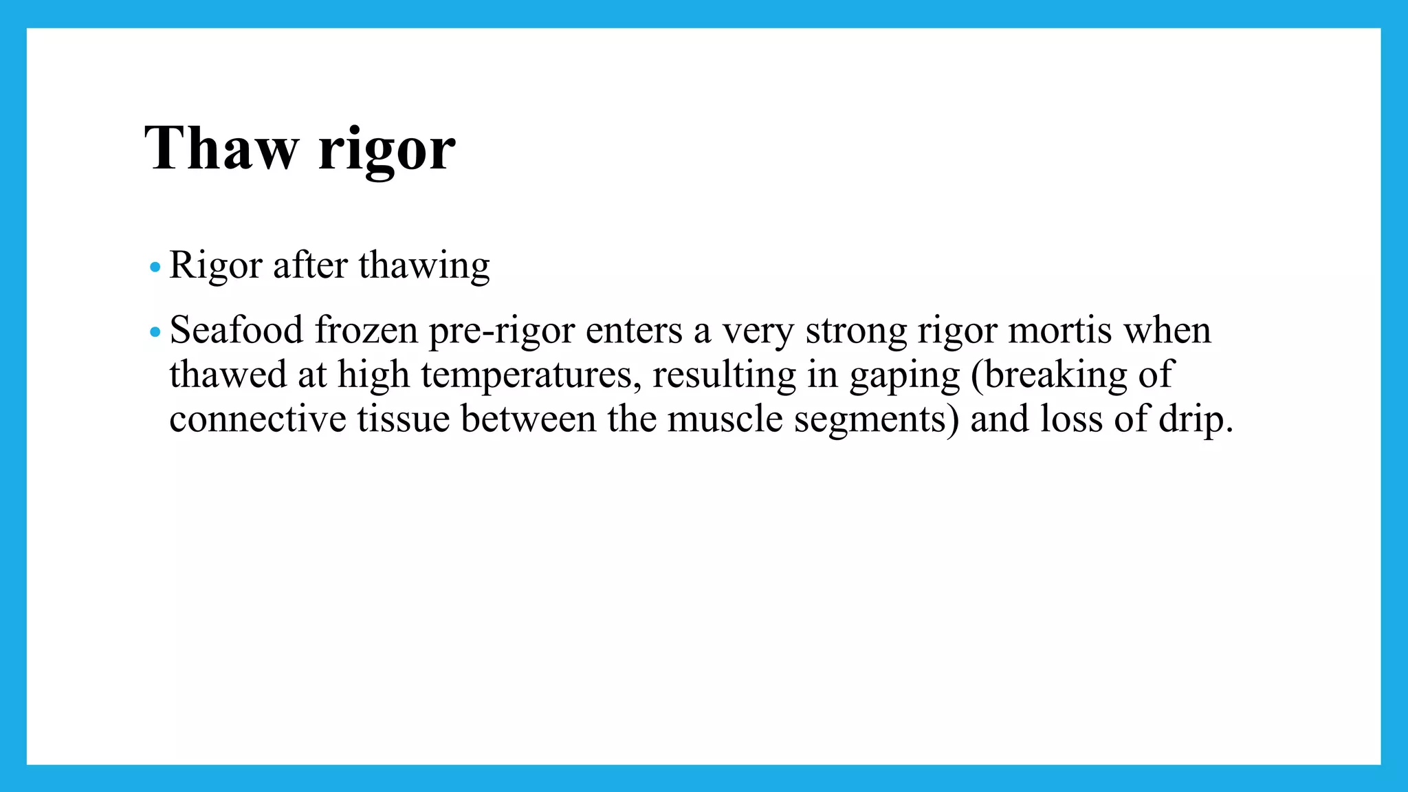 merits and demerits of thawing of fish | PPTX