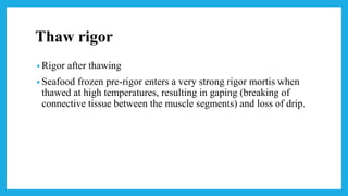 merits and demerits of thawing of fish | PPTX