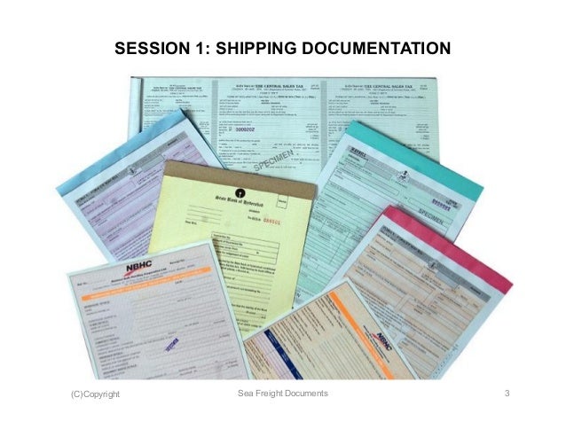 Sea freight documents (sea doc) (f)