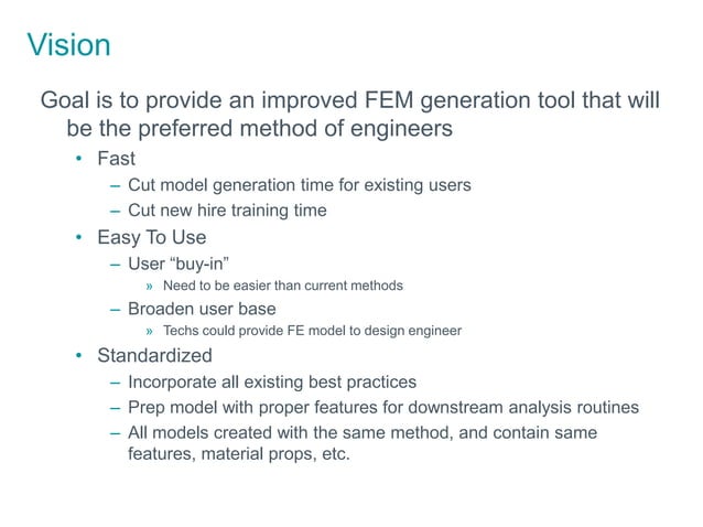 Using Process Manager in HyperWorks to Streamline and Standardize FEA ...