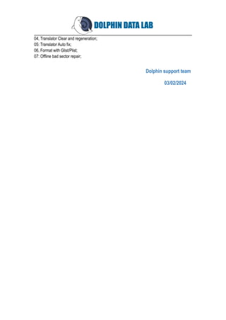 Seagate HDD Firmware Repair Tool Datasheet 2024 | PDF