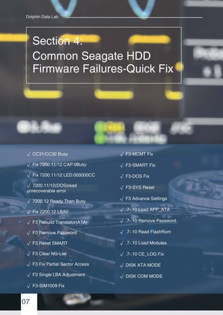 Seagate hdd repair datasheet | PDF
