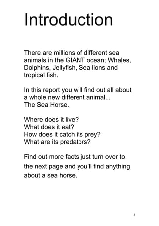 Sea horses | DOCX