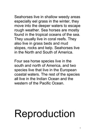 Sea horses | DOCX