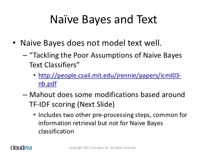 Classification with Naive Bayes