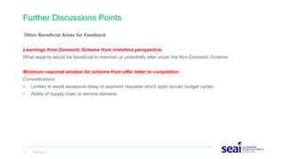 Microgeneration Support Scheme (MSS) Non- Domestic Supply Chain Forum | PPTX