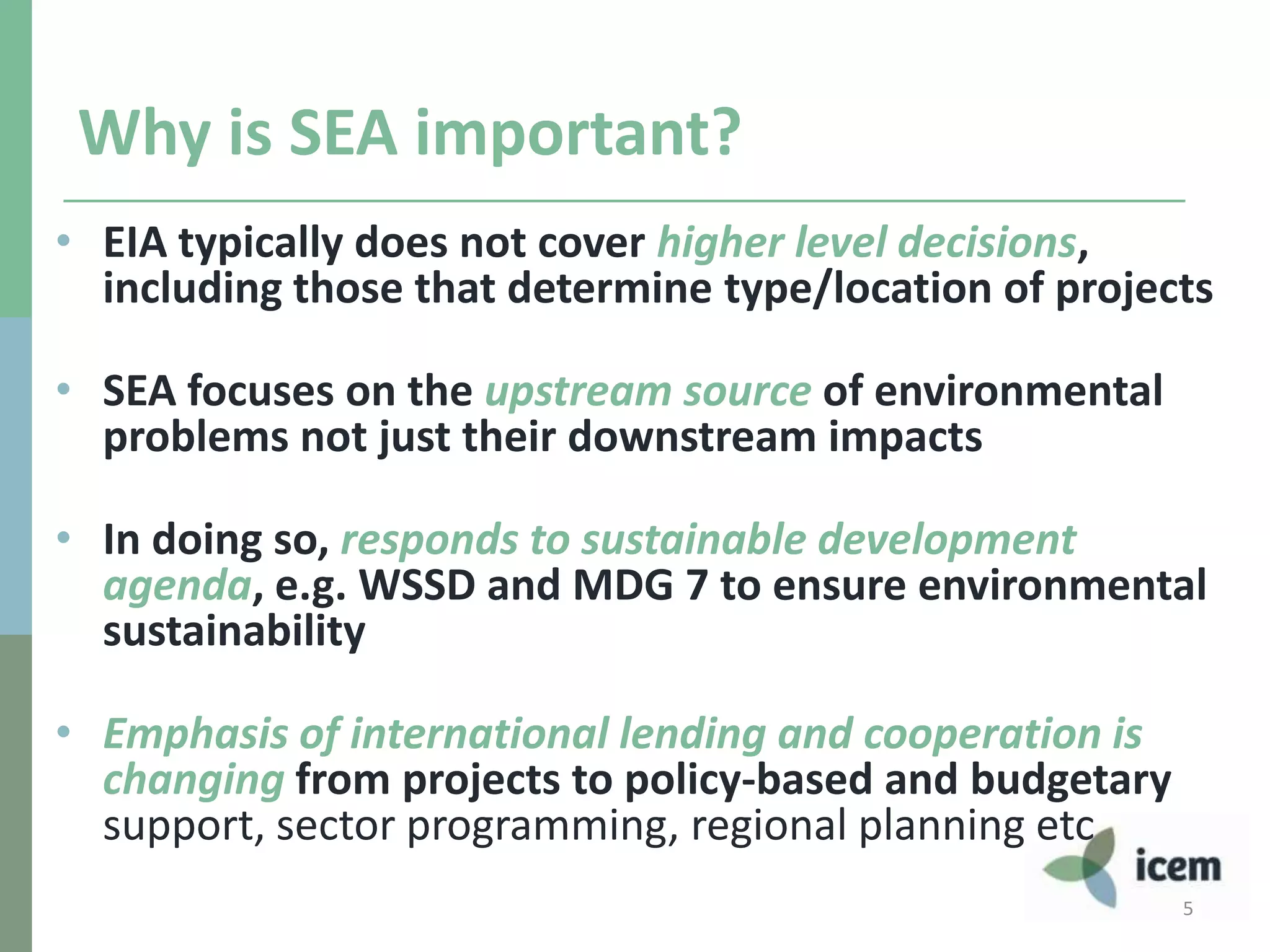Introduction to Strategic Environmental Assessment | PPTX