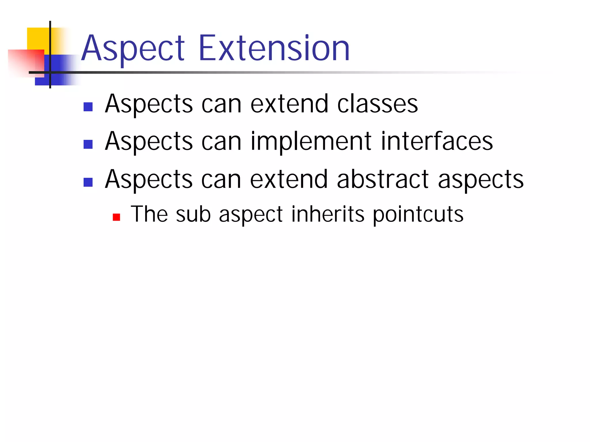 Seajug Dec 2001 Aspect Oriented Programming With Aspectj Ppt