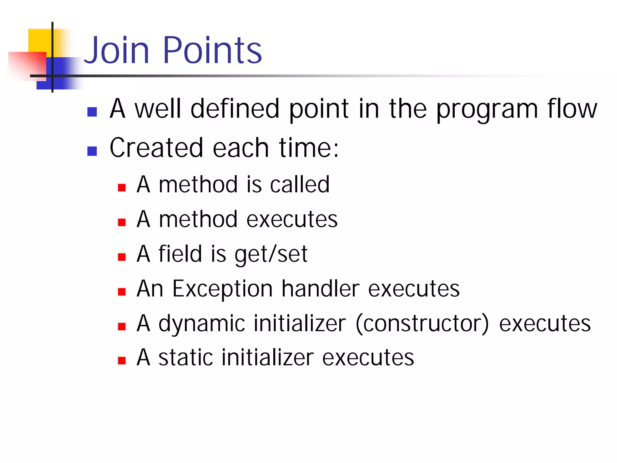 Seajug Dec 2001 Aspect Oriented Programming With Aspectj Ppt