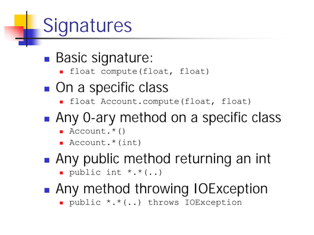 Seajug Dec 2001 Aspect Oriented Programming With Aspectj Ppt