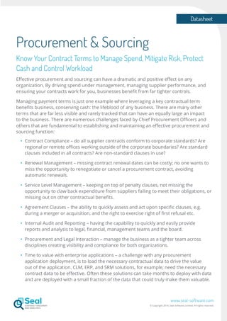 Regulatory Compliance - Seal software | PDF
