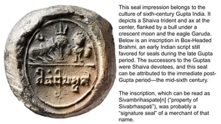 SEAL-SEALN_Historical_M.A. Sem. II_Material Remains.ppt