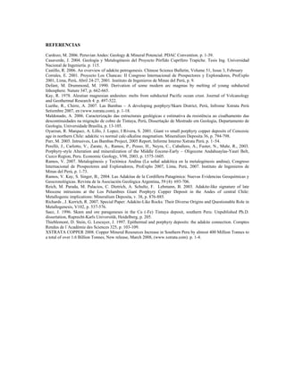 Señal adakitica andahuaylas yauri ultimo | PDF