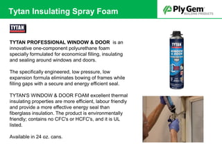 Sealants & foam 101 | PPT