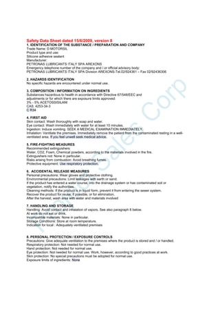 Sealant used by BHEL for Turbine Bearing Housing Parting Planes | PDF