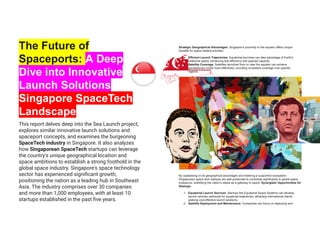 The Future of Spaceports: SpaceTech Startups | PDF