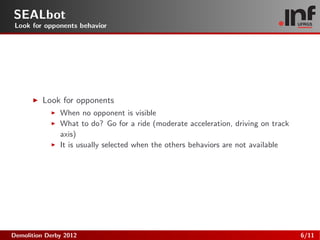 Seal bot - Demolition Derby 2012 Winner | PDF | Track and Field | Sports