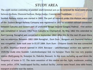 Sealdah railway platform aminities | PPTX