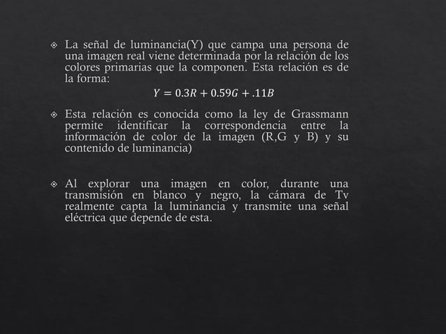 Señal de luminancia | PDF