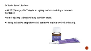 sealer in endodontic.sealer in endodontic pptx | PPTX | Dental Health ...