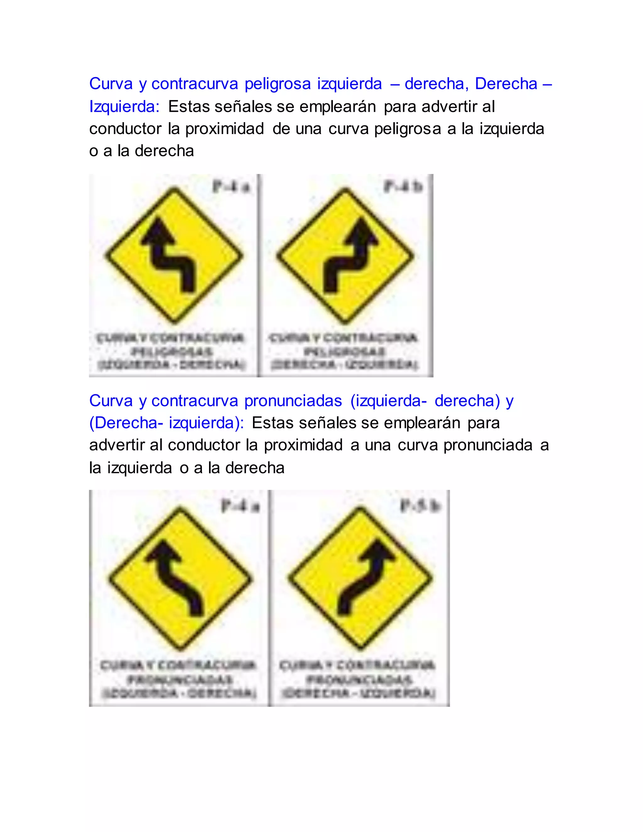 Señales de transito | DOCX