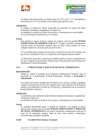 (Señal)especificaciones tecnicas parte 6 | DOC