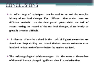 Sea level changes | PPTX