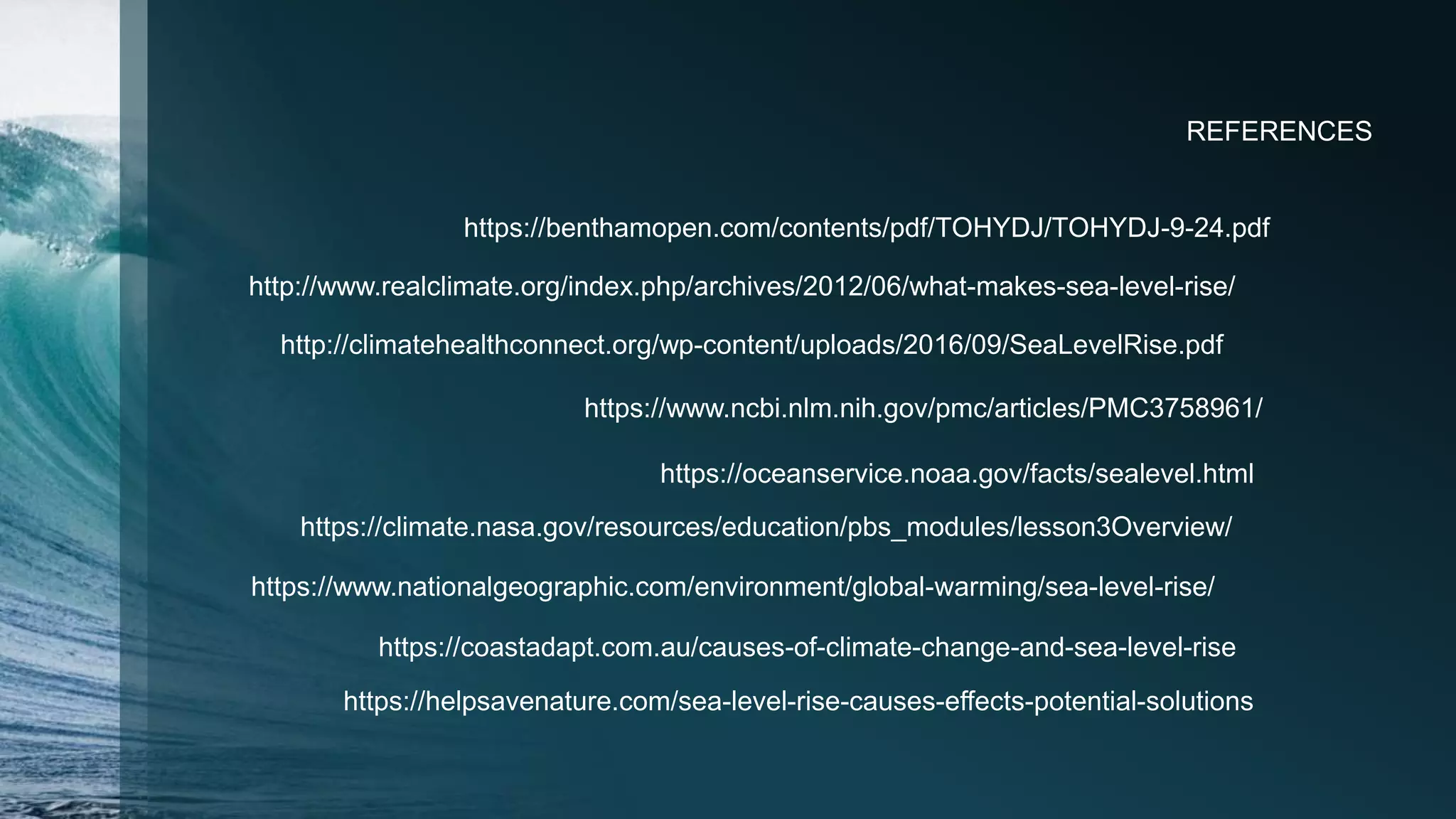 Sea level rise (final) | PPTX