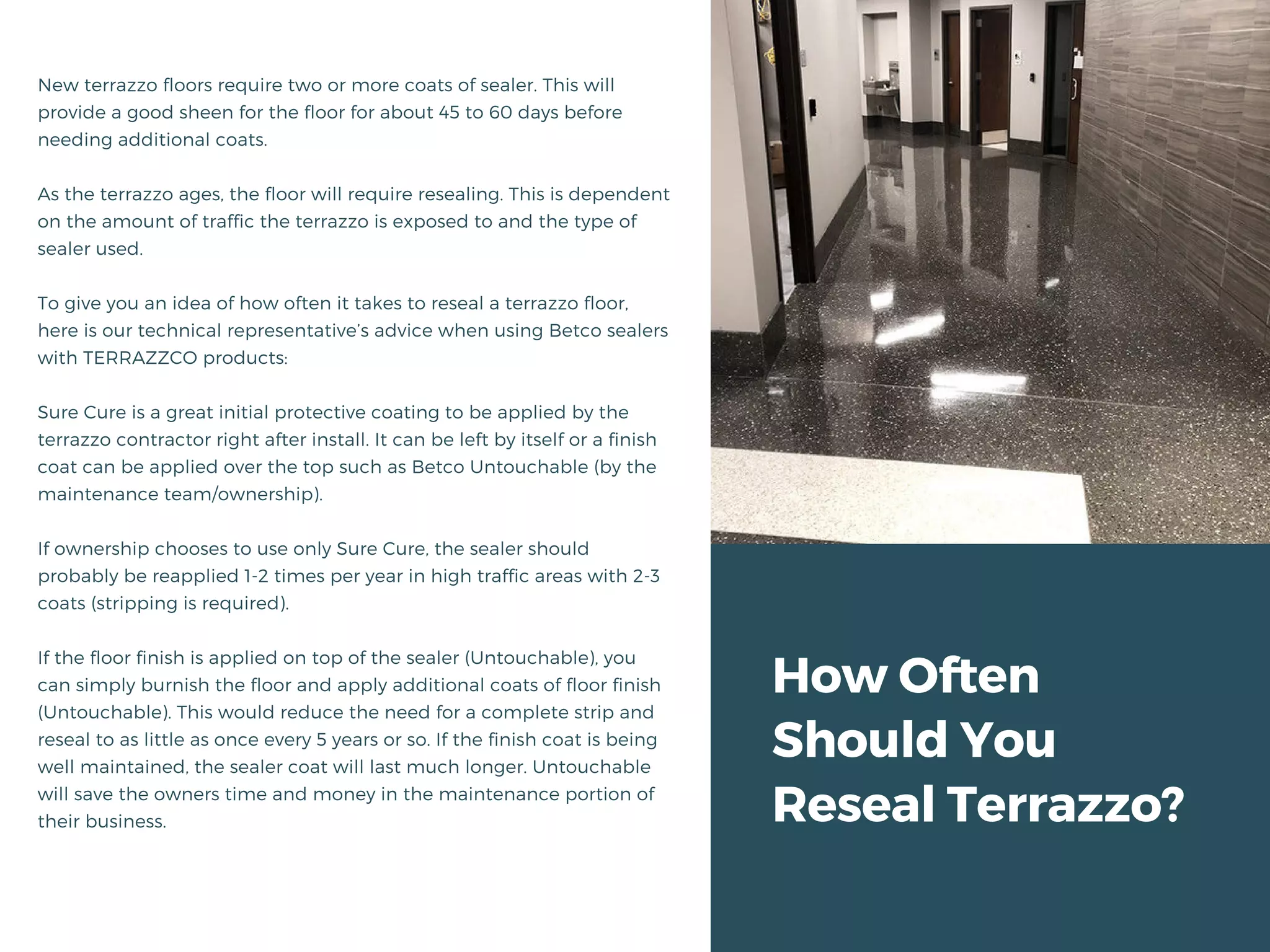 Sealing a Terrazzo Floor | PDF