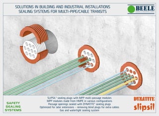 Sealing solutionsfor building and industrial installation | PDF