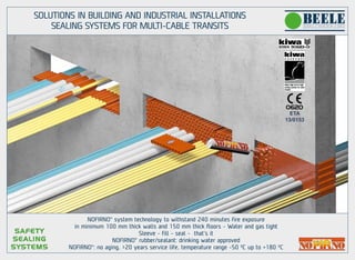 Sealing solutionsfor building and industrial installation | PDF