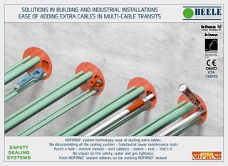 Sealing solutionsfor building and industrial installation | PDF