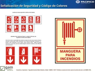 SEÑALIZACION SEGURIDAD y CODIGO DE COLORES.ppt