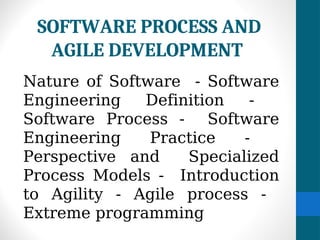 20IT402 - SOFTWARE ENGINEERING ALL UNITS PPT | PPT