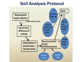 Soil parameters, analysis protocols, interpretation, and fertilizer recommendations | PPTX