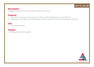 API682 Mechanical Seal Plan and Requirements of Mechanical Seals | PDF