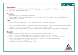 API682 Mechanical Seal Plan and Requirements of Mechanical Seals | PDF